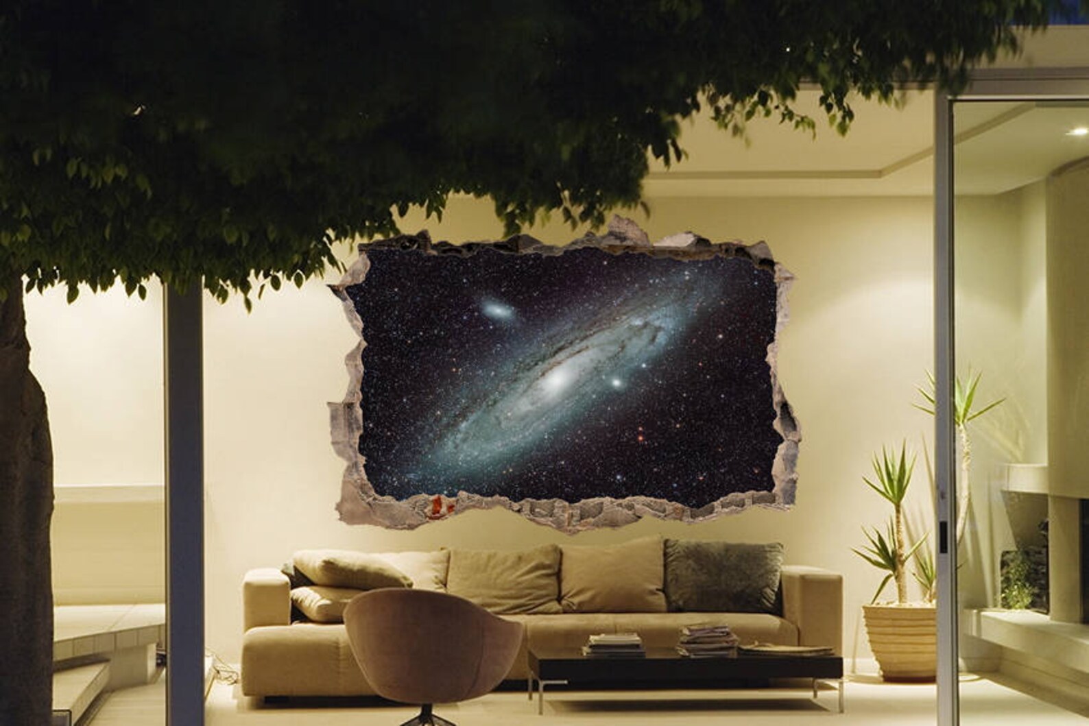 Space Galaxy Wall Decal Stars Space Sticker Astronomy Wall - Etsy