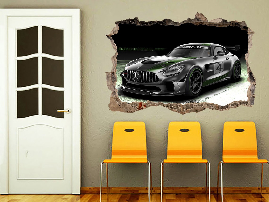 Mercedes AMG Decal Mercedes Wall Sticker Mercedes Print Sport - Etsy
