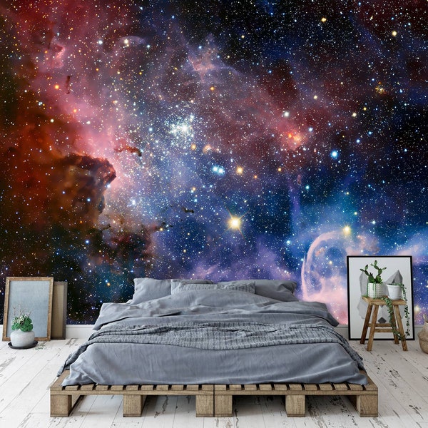 Space Wall Mural - Etsy