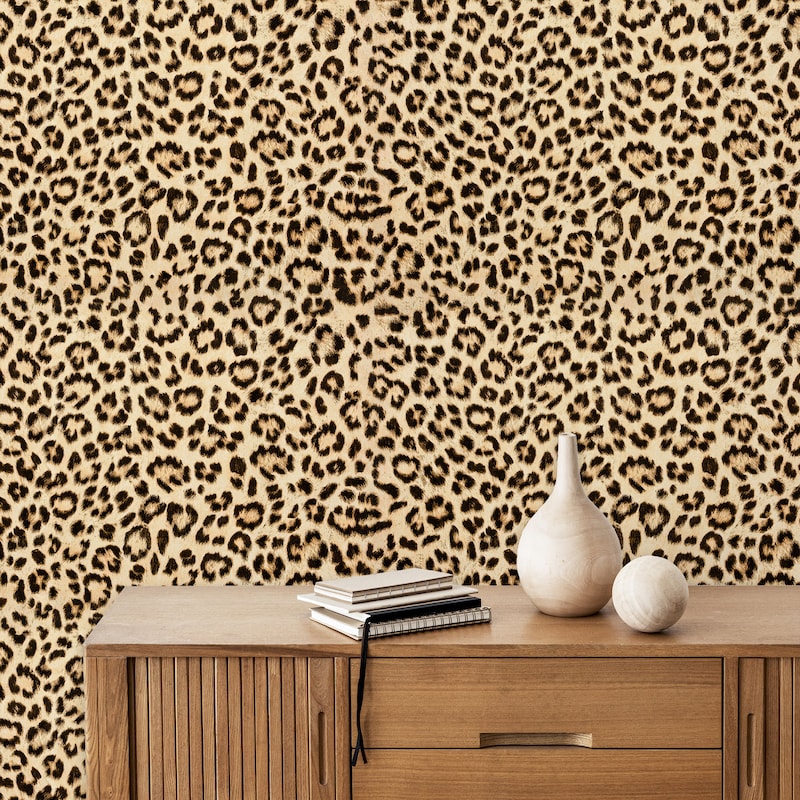 Leopard Print Wallpaper - Etsy