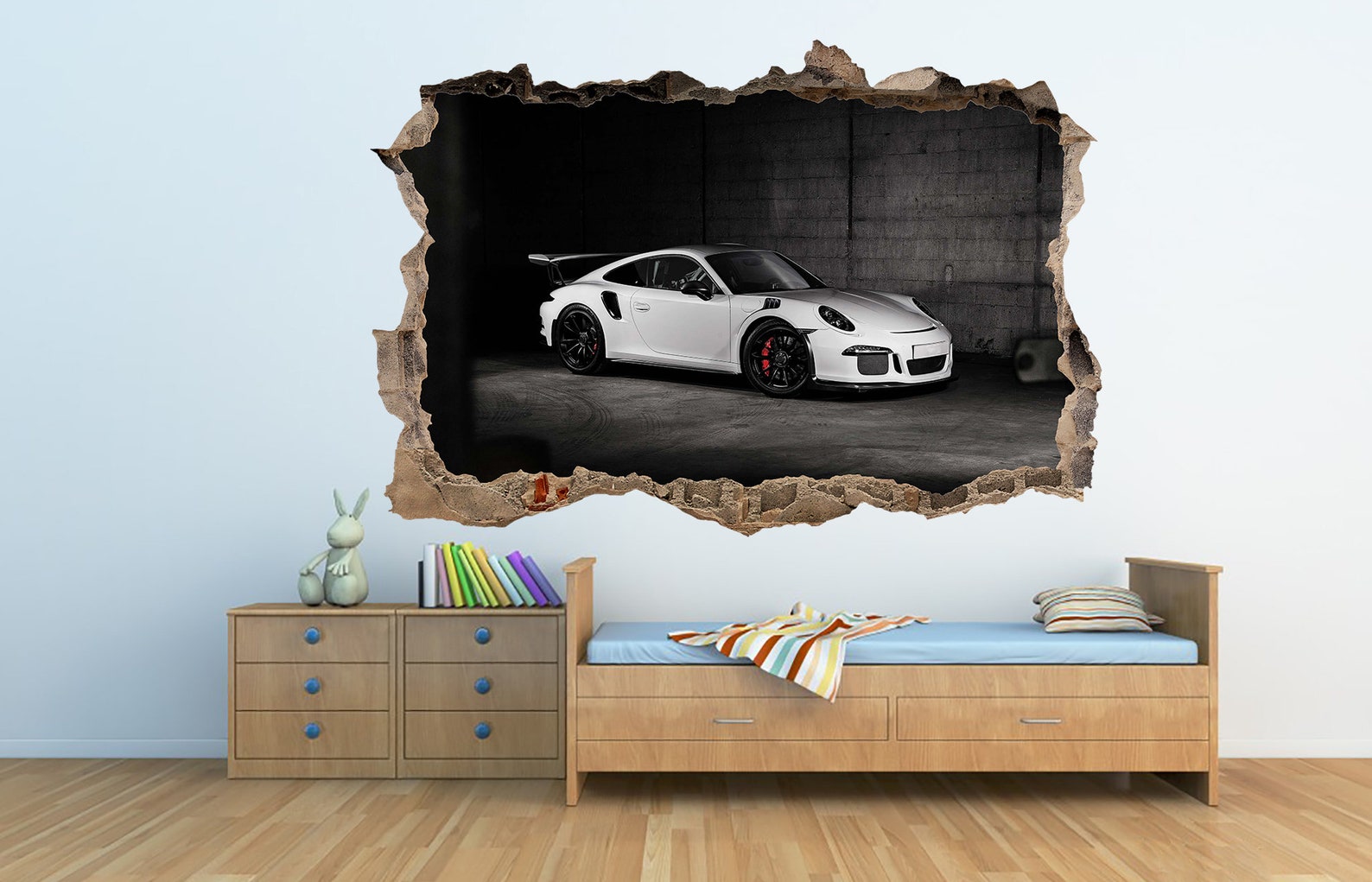 Porsche 911 Car Wall Sticker Porsche Wall Decal Porsche Print - Etsy