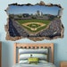 Wrigley Field Decal Wrigley Field Print Baseball Stadium Wrigley Field ...