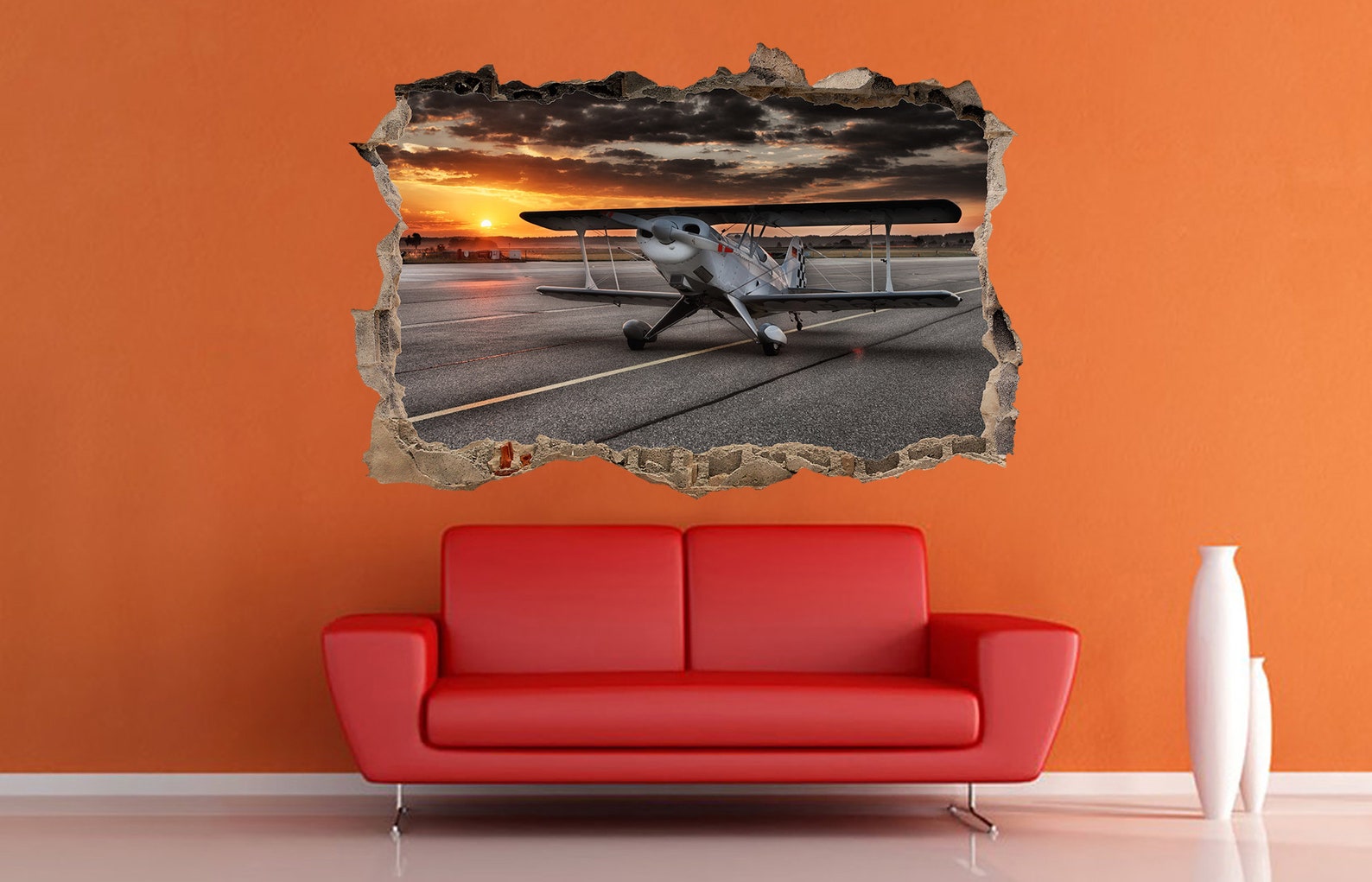 Aircraft Airplane Wall Sticker Plane Wall Decor Print Aircraft - Etsy