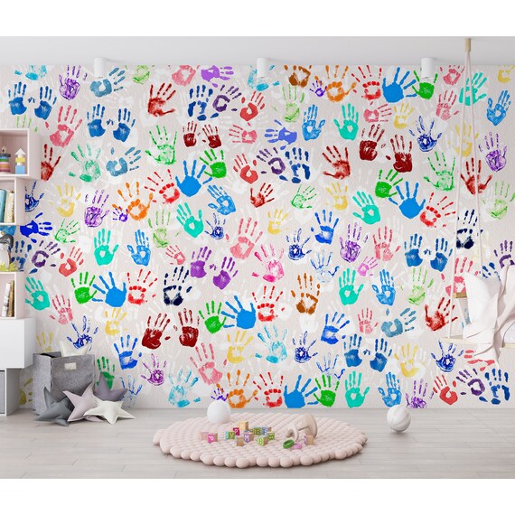 Handprint Wallpaper