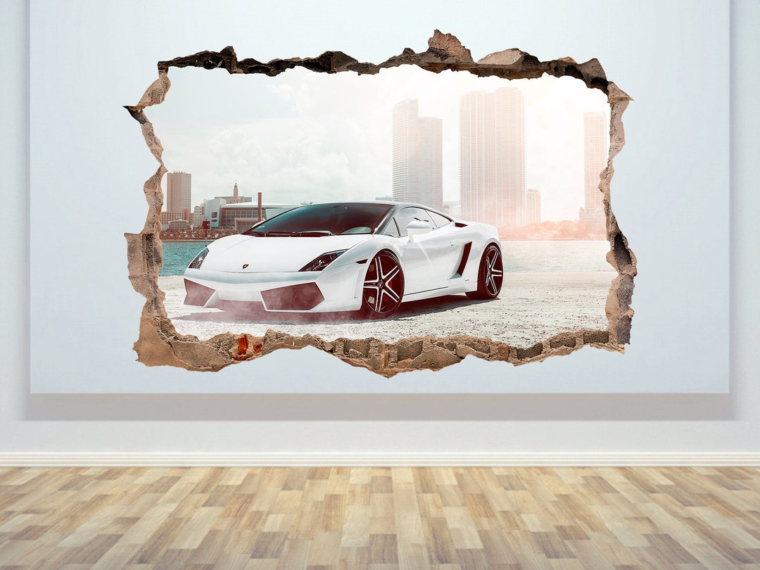 Lamborghini Gallardo Car Wall Sticker Supercar Wall Decal Sports Car ...