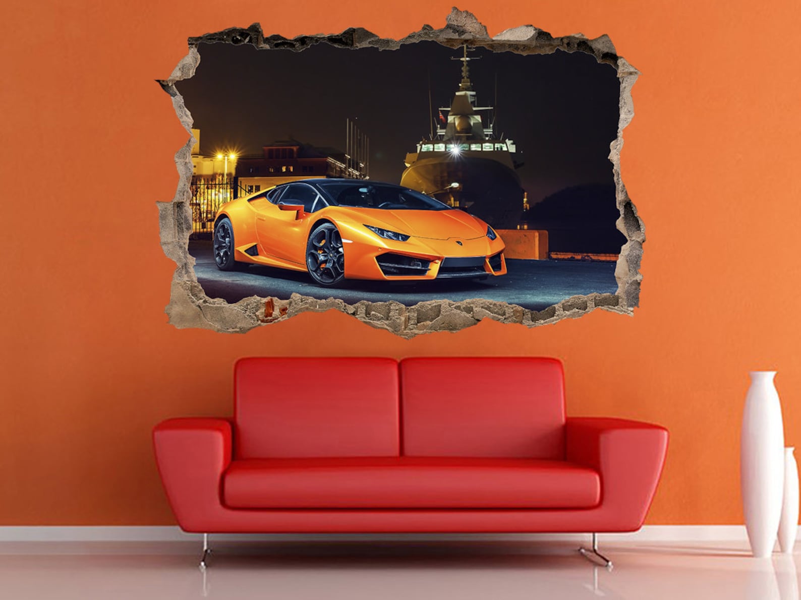 Lamborghini Decal Huracan Sticker Huracan Print Lambo Wall - Etsy