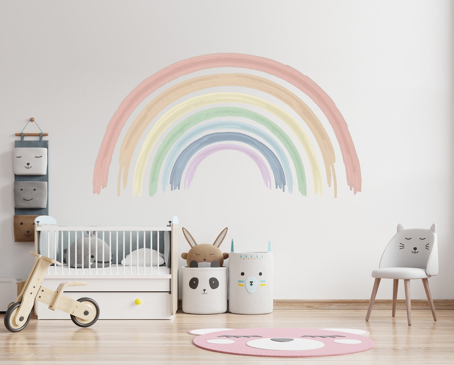 Rainbow Decal Wall Decor Baby Bedroom Decor Rainbow Wall Art - Etsy
