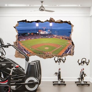 AT&T Park Stadium Wall Decal: Baseball Fan Gift, Sports Vinyl Sticker ...