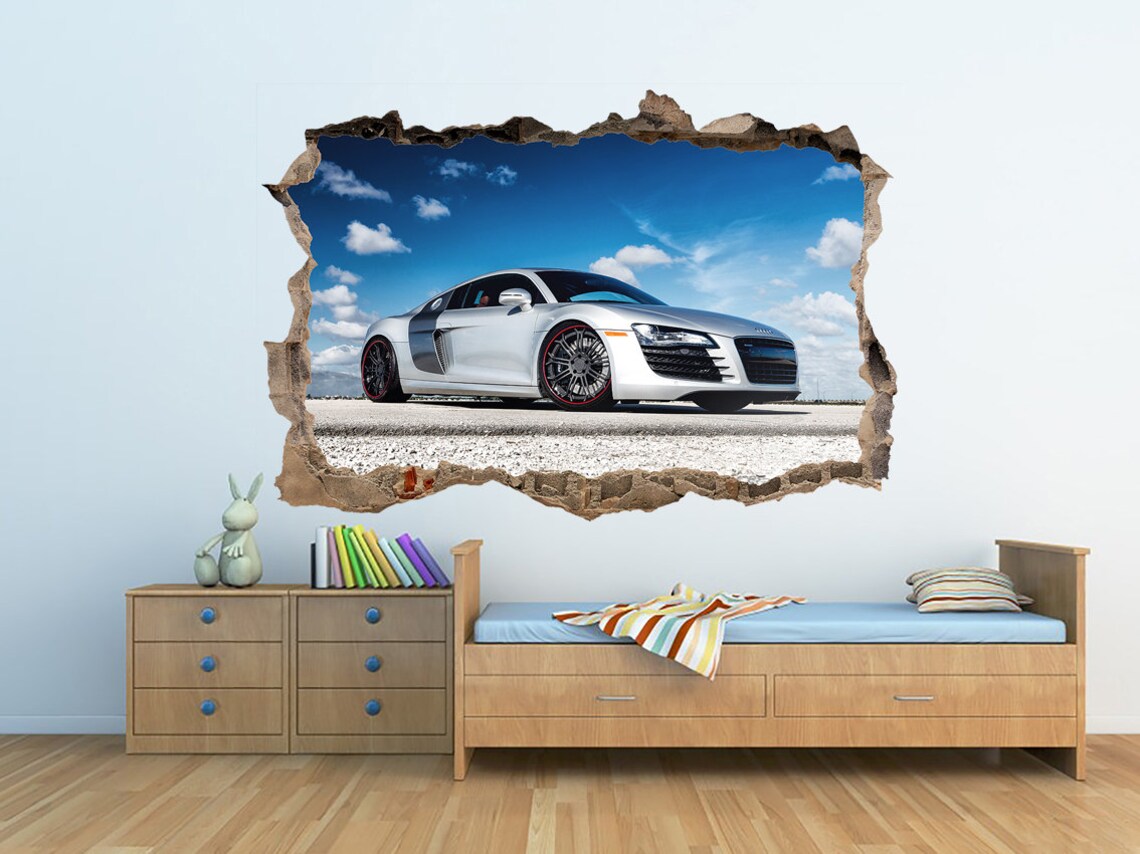 Audi R8 Decal Audi R8 Sticker Audi R8 Wall Art Audi R8 Decal | Etsy