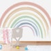 Mural Rainbow Wallpaper Boho Rainbow Wall Art Nursery Bedroom Wall ...