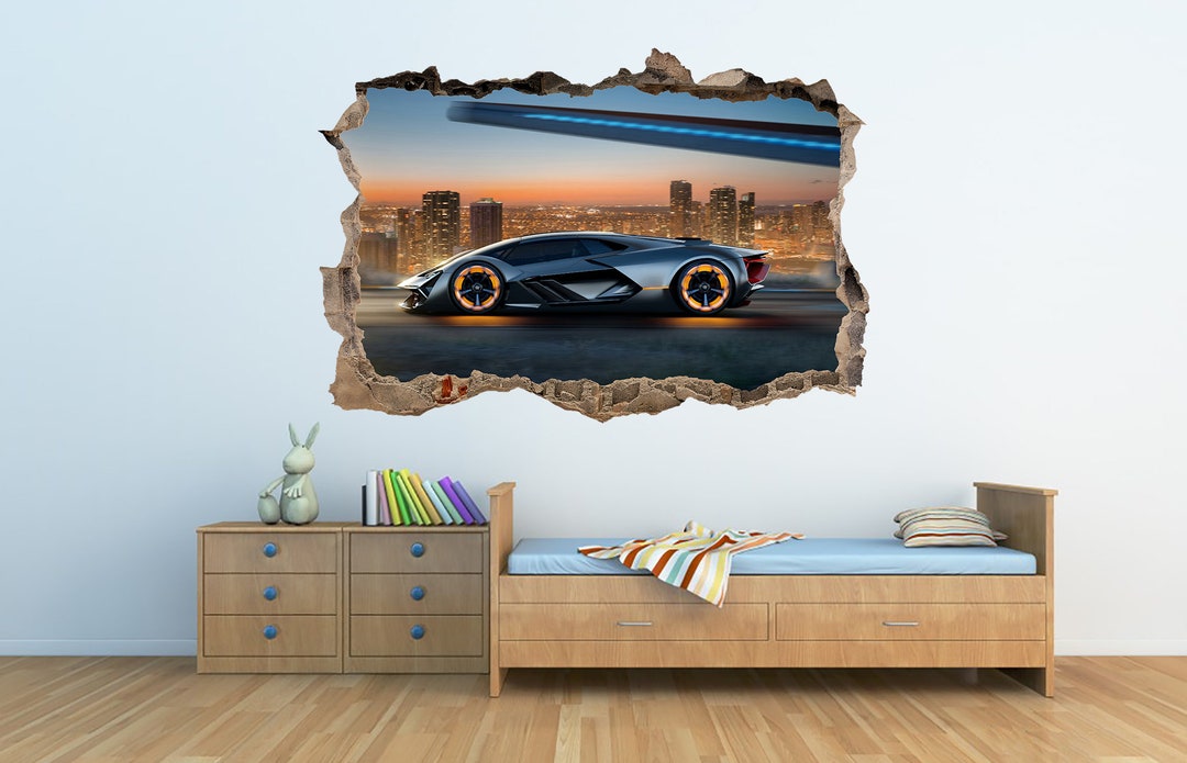 Lamborghini Art Wall Sticker Lamborghini Prints Cars Wall Decal ...
