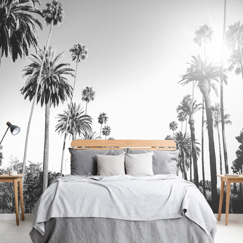 Palm Tree Wallpaper - Etsy