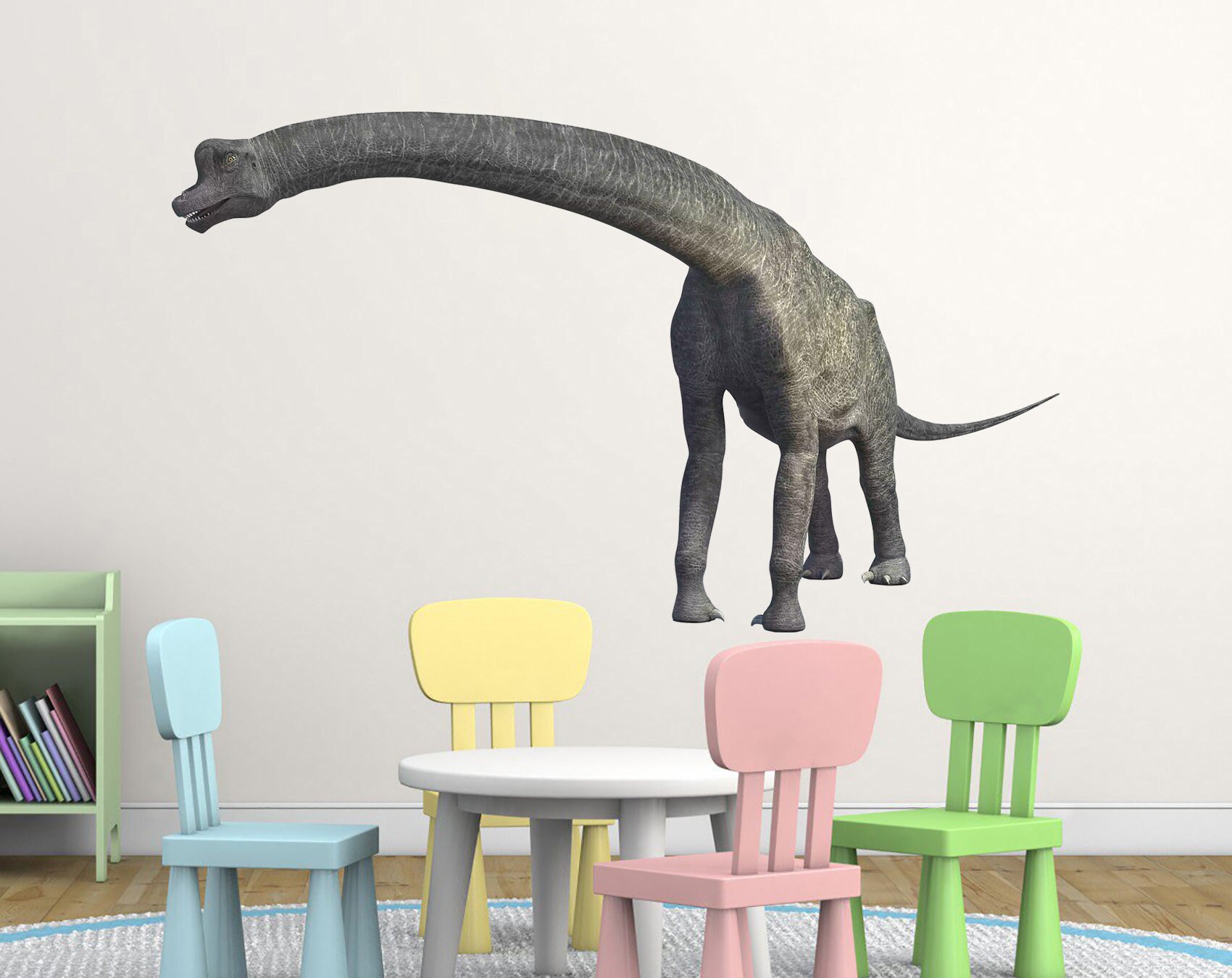 Brachiosaurus Dinosaur Wall Decal Playroom Wall Decor Nursery | Etsy
