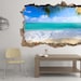 Tropical Beach Wall Decal Beach Wall Art Beach Wall Decor Sea - Etsy