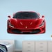 Ferrari Wall Decal Car Wall Decal Supercar Decal Playroom Wall - Etsy