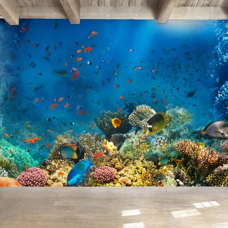 Ocean Mural Wallpaper - Etsy