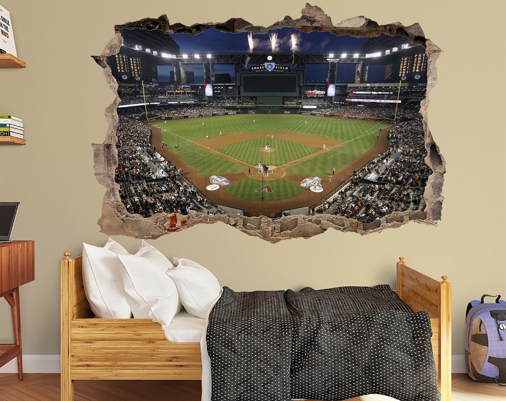 Chase Field Decal Stadium Poster Baseball Wall Art Stadium Decal