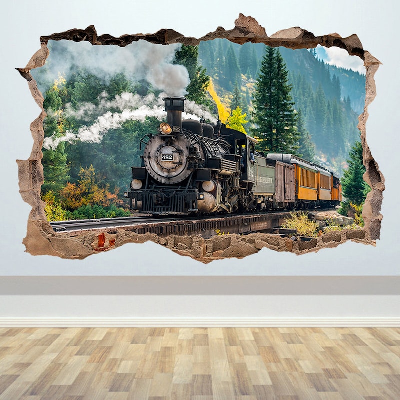 Train Wall Decals - Etsy