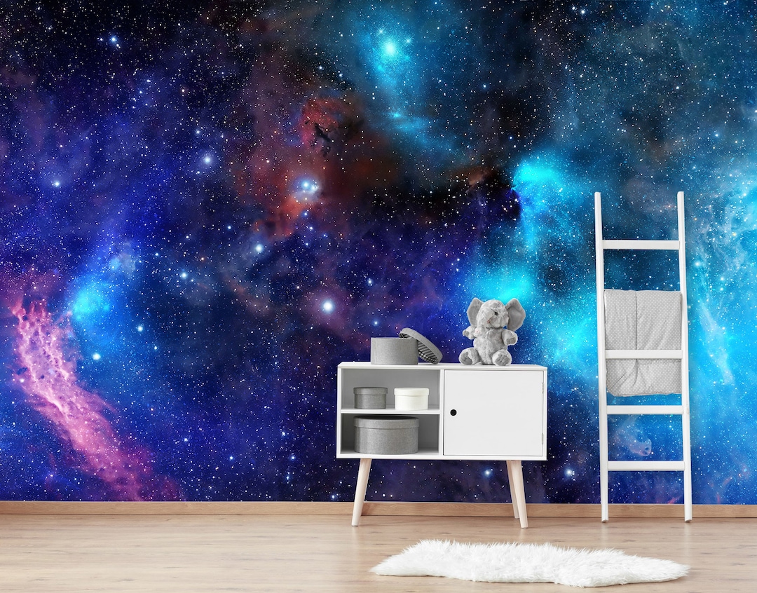 Galaxy Wallpaper Space Wallpaper Large Wall Mural Peel and Stick Vinyl ...