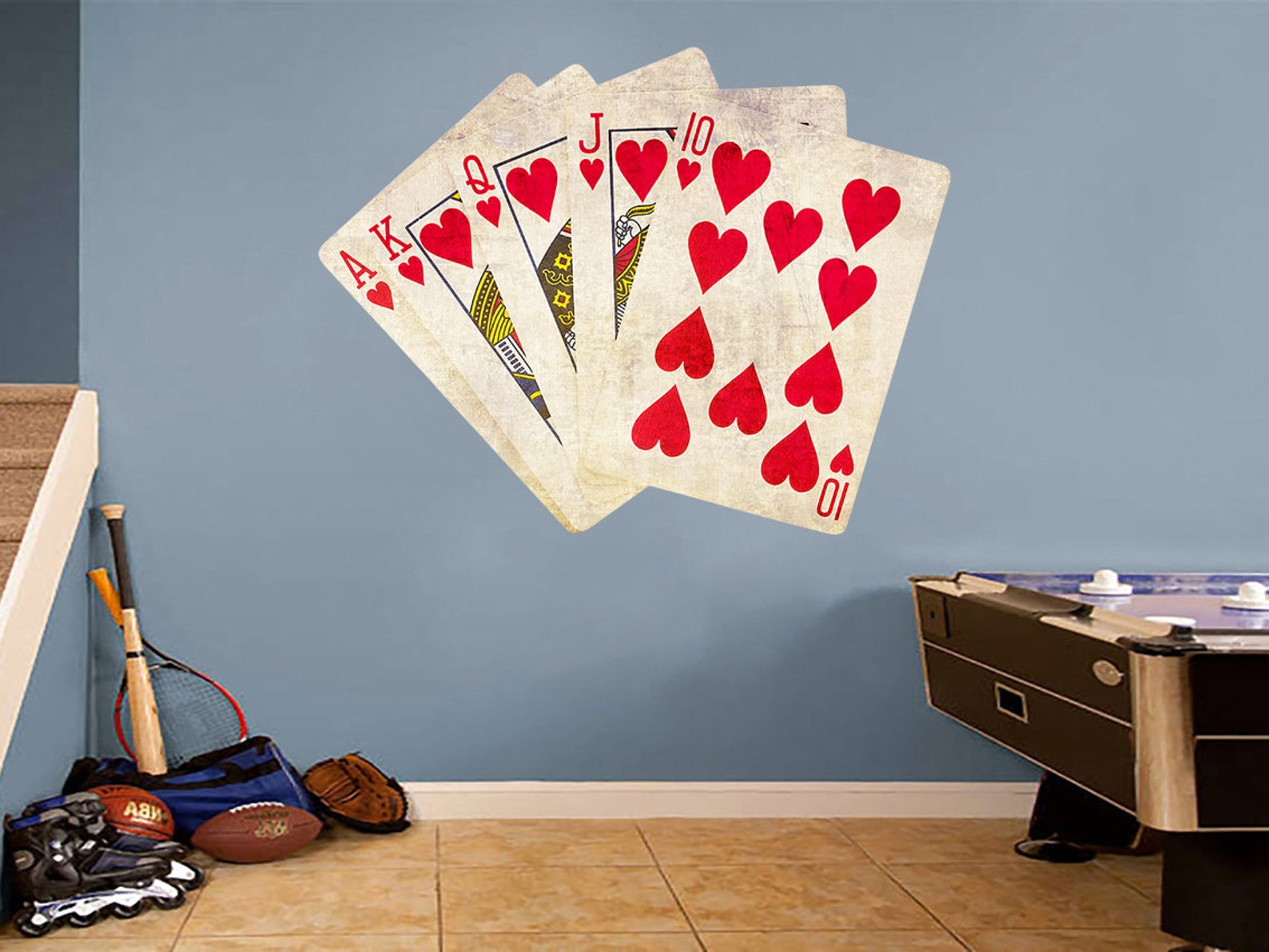 Poker wall decal Poker wall art Poker art Poker decal Poker | Etsy