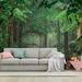Vinyl Wallpaper Forest Wallpaper Wall Mural Large Wall Decor Peel and ...