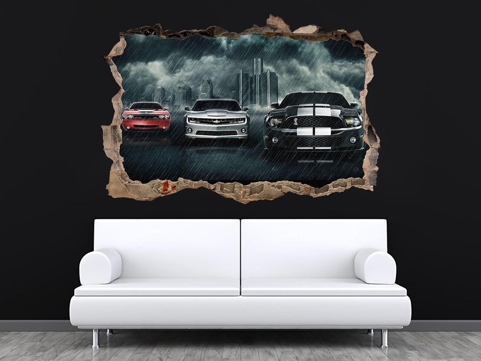 American Muscle Cars Vinyl Sticker Cars Decal Garage Decal - Etsy