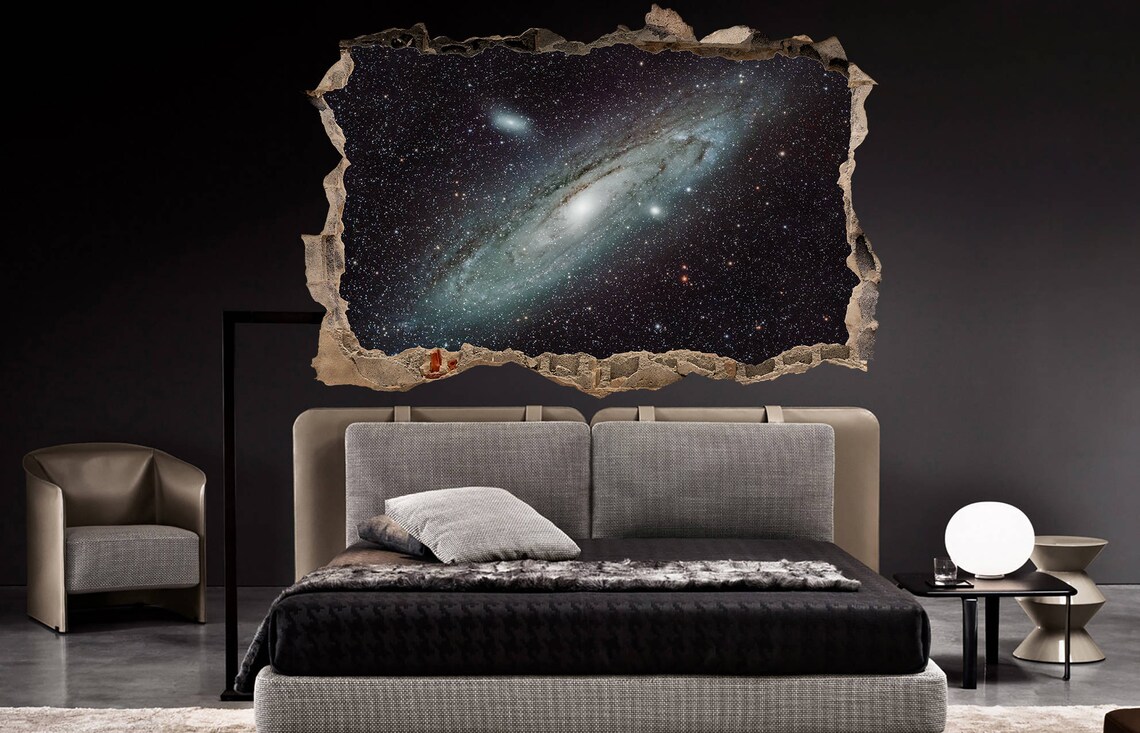 Space Galaxy Wall Decal Stars Space Sticker Astronomy Wall - Etsy