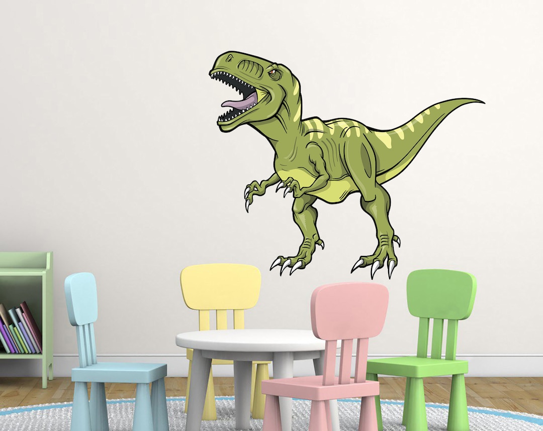 Dinosaur Wall Sticker Playroom Wall Decor Nursery Wall Decal Vinyl ...