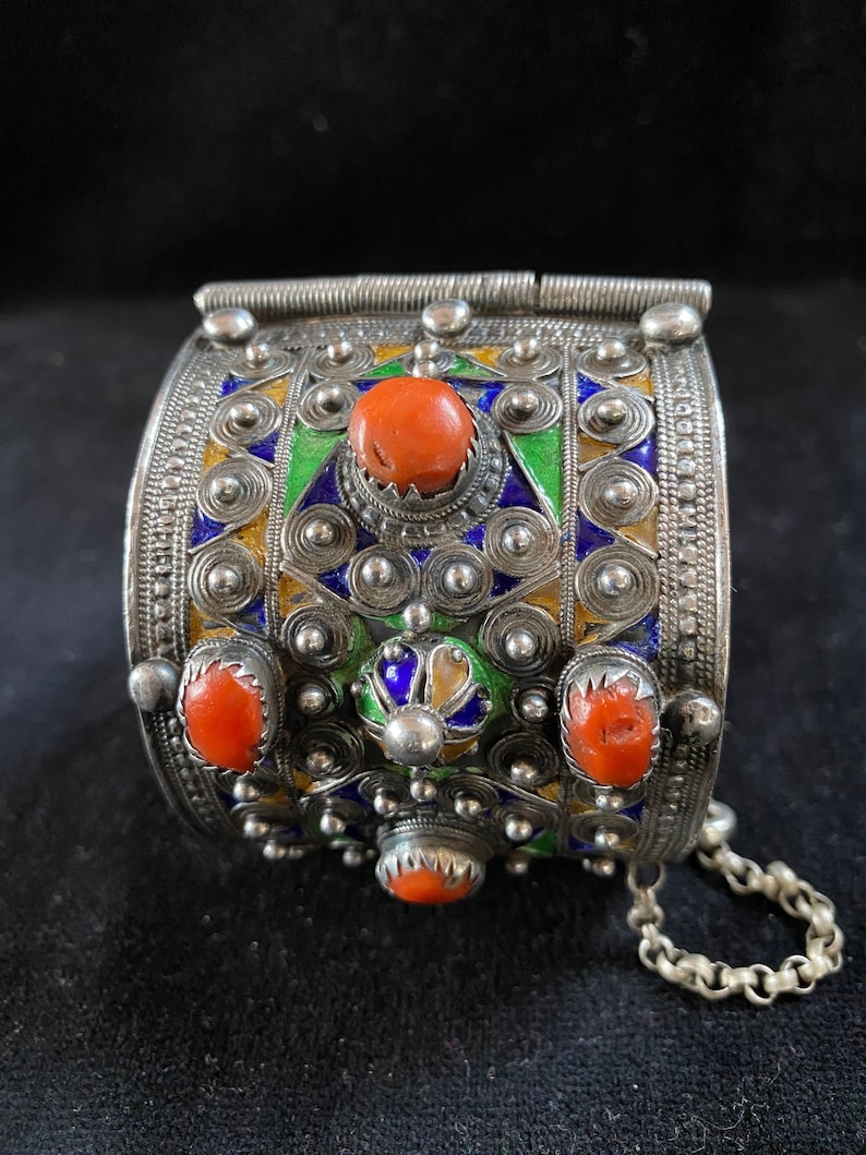 A Very Nice Old Kabyle, Beni Yenni, Silver Bracelet, Berber Algeria - Etsy