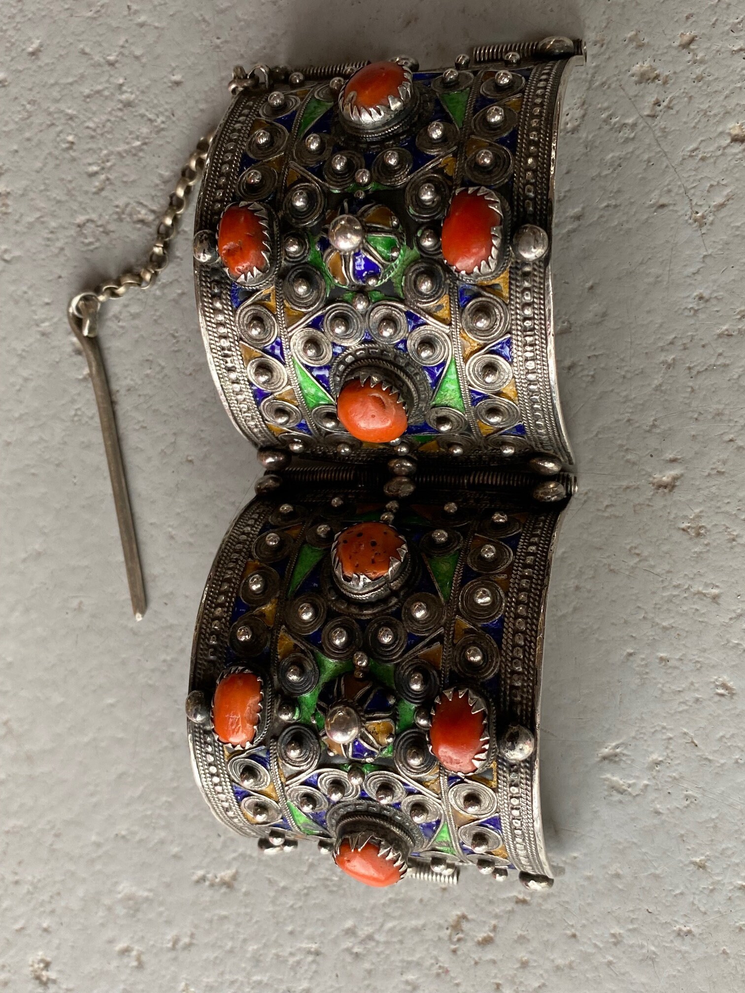 A Very Nice Old Kabyle, Beni Yenni, Silver Bracelet, Berber Algeria - Etsy