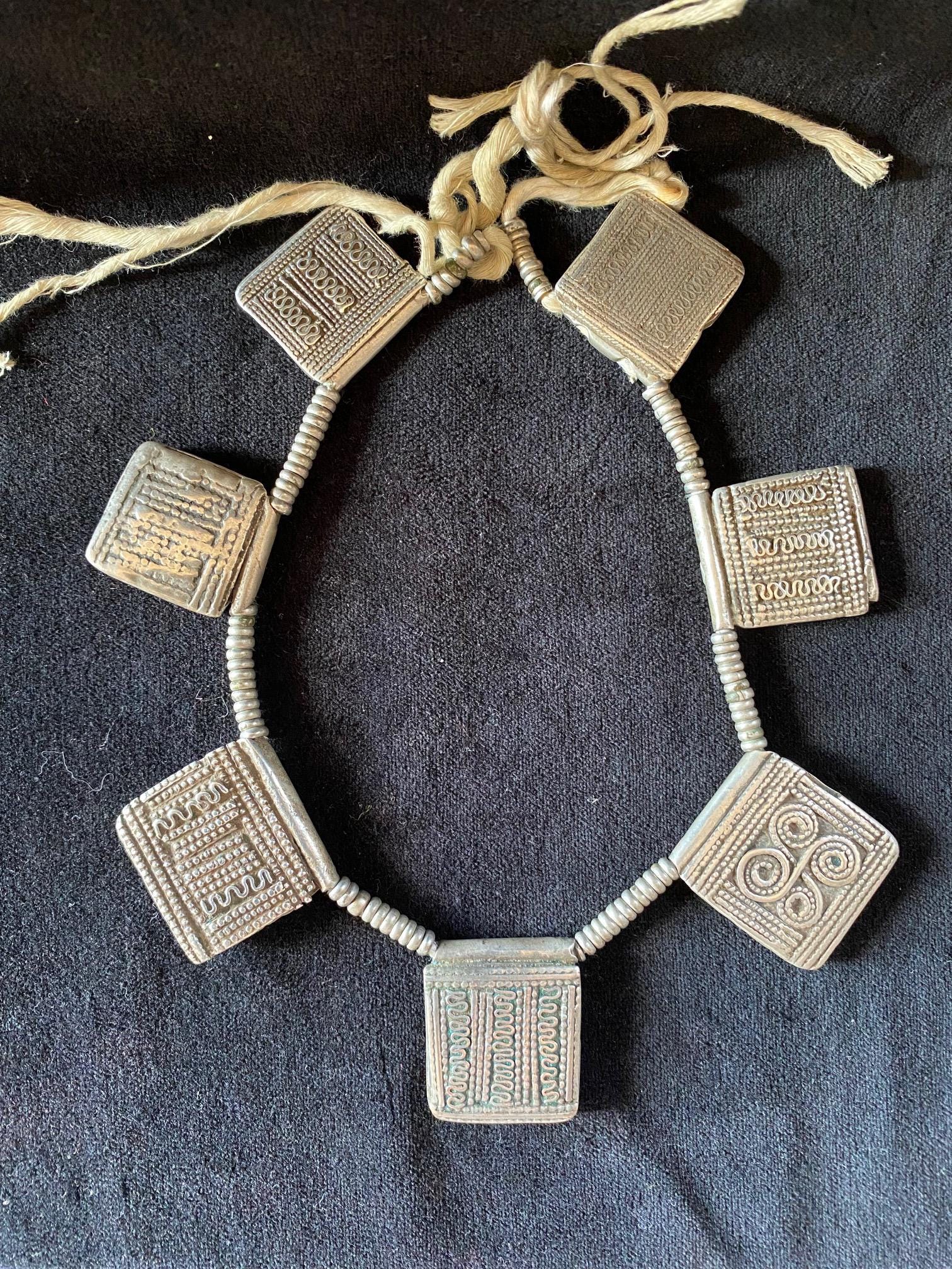 7 Old Silver Ethiopian Amulets, Nice Patinated, Telsum, - Etsy