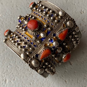 A Beautiful Heavy Antique Silver Bracelet Beni Yenni, Kabyle, Kabylia ...