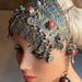 Important and Rare Silver Berber Headdress, Head Adornment, Taounza ...