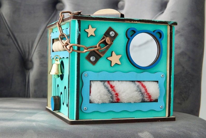 Toddler Busy Cube, Toddler Busy Board, Montessori Toys 1 Year Old, Busy ... Toddler Busy Cube, Toddler Busy Board, Montessori Toys 1 Year Old, Busy ...