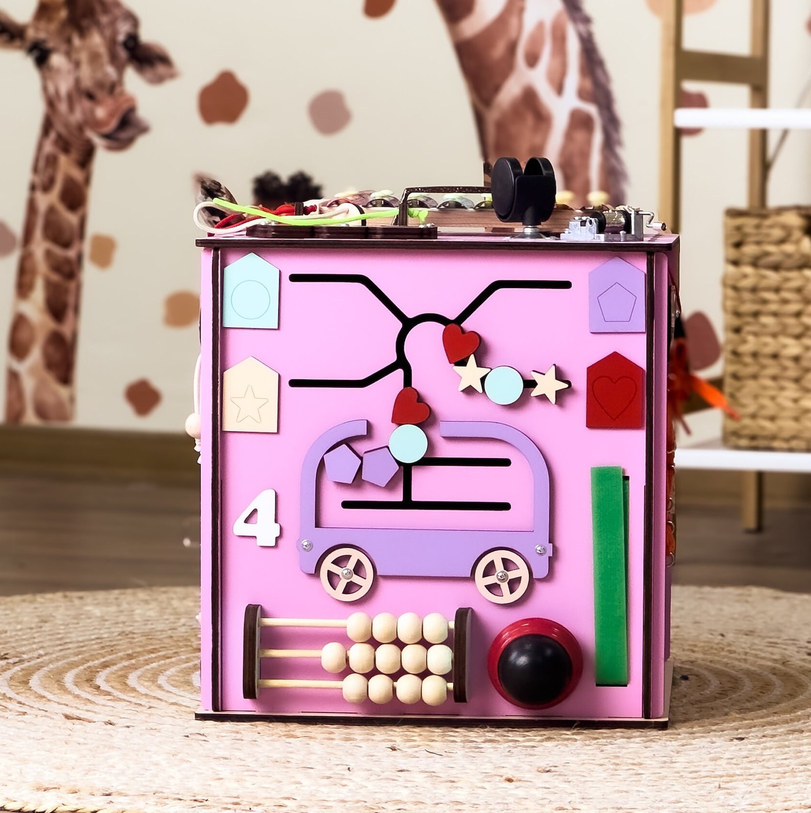 Montessori Busy Cube , Busy Cube 1 Year Old, Busy Cube Medium, Busy ...