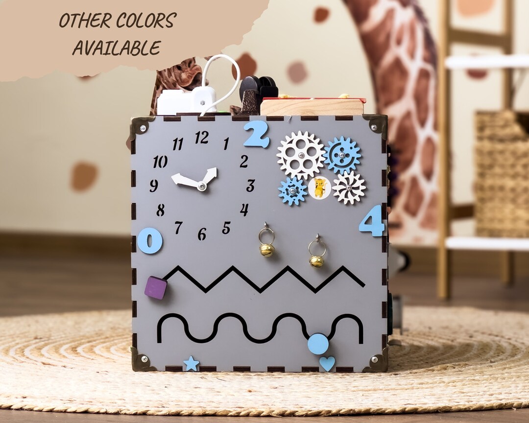 Busy Cube for Toddler, Busy Cube With Name, Busy Cube 1 Year Old, Busy ...