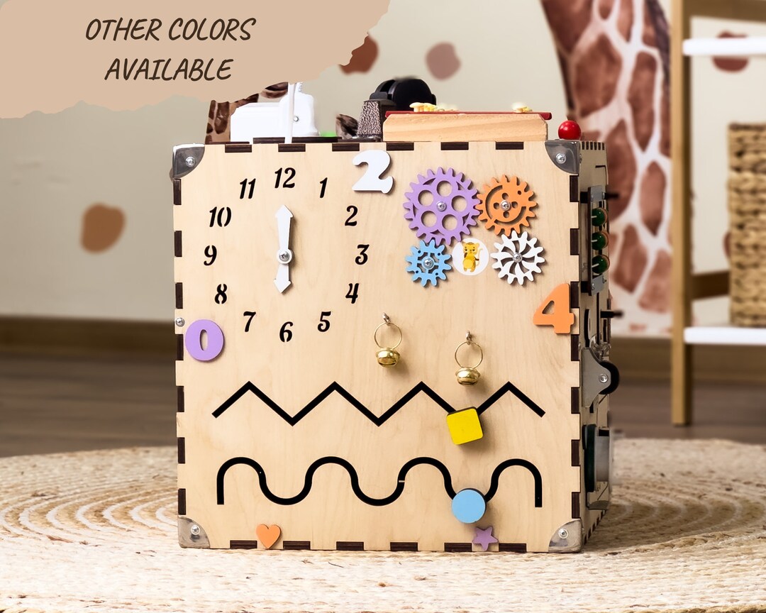 Busy Cube 1 Year Old, Montessori Busy Cube, Busy Cube for Kids, Gifts ...