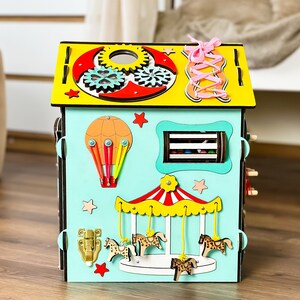 Busy House With Storage, Busy House With Name, Busy House for Kids ...