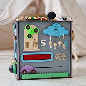 Montessori Busy Cube , Busy Cube 1 Year Old, Busy Cube Medium, Busy ...