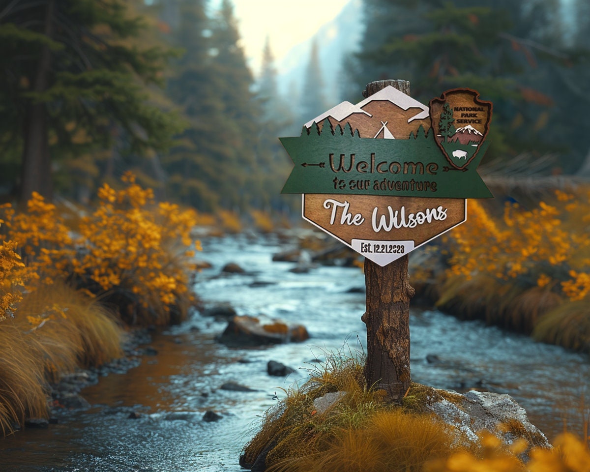 Custom National Park Sign, National Park Sign Wedding, National Park ...