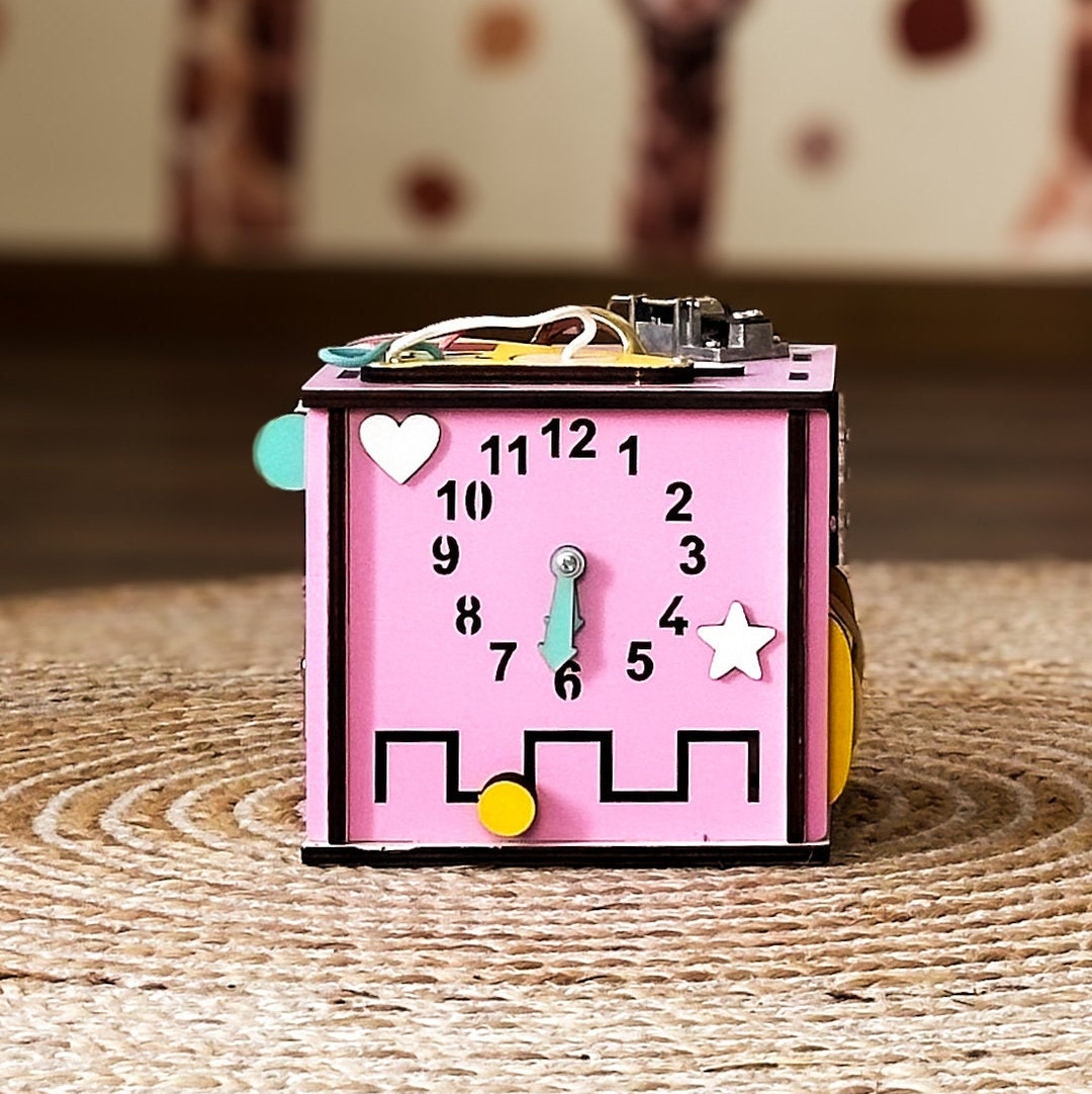 Sensory Busy Cube, Learning Busy Cube, Educational Toddler Toy ...
