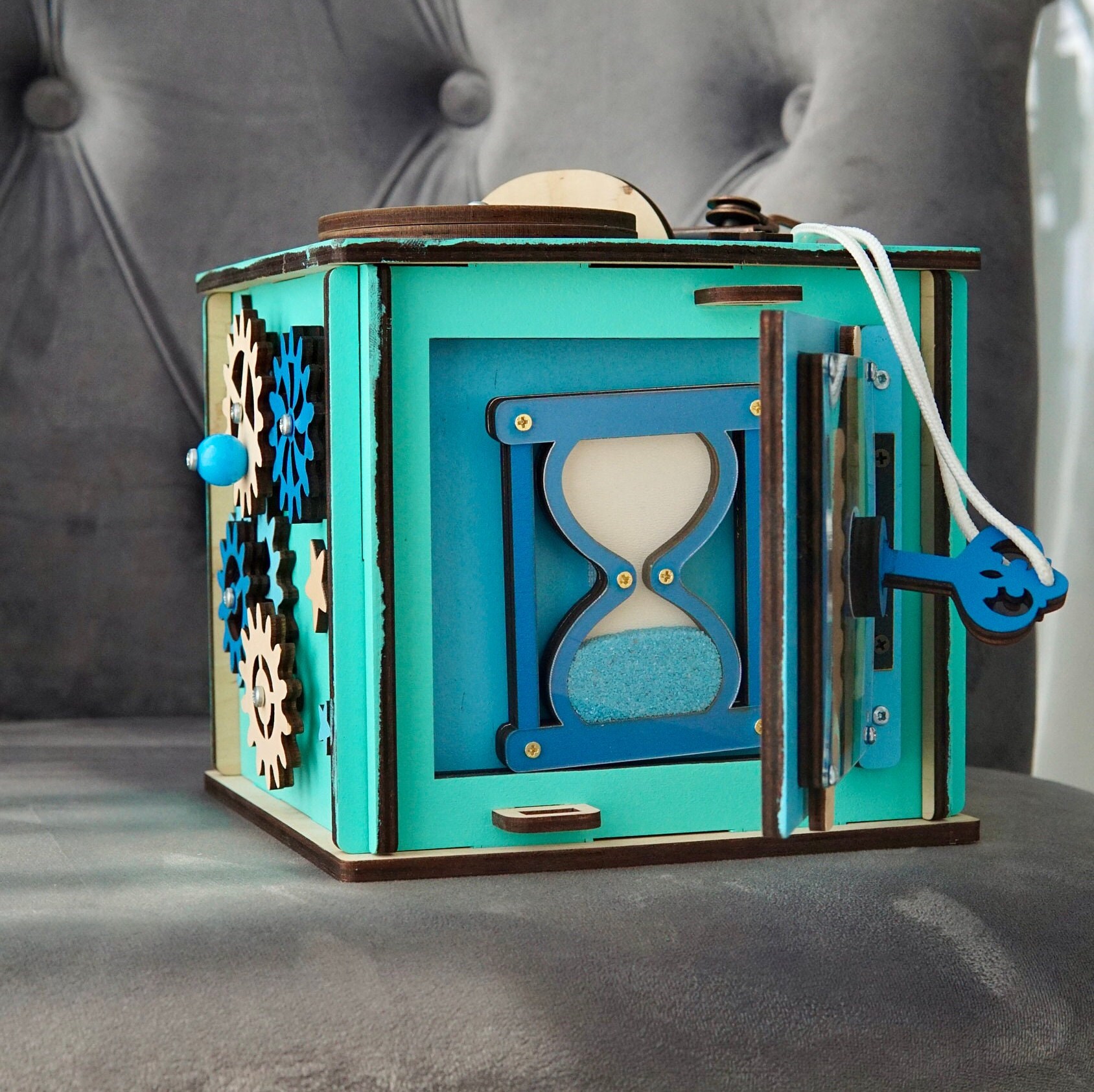 Busy Cube Travel Busy Cube 1 Year Old Busy Cube Toy Busy - Etsy