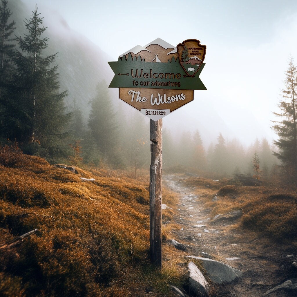 Custom National Park Sign, National Park Sign Wedding, National Park ...