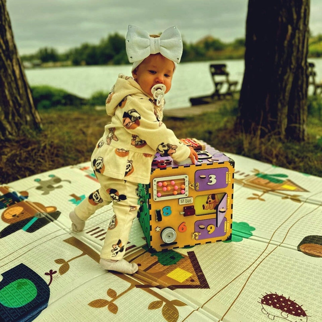 Busy Cube Montessori, Busy Cube Sensory Toy, Montessori Busy Cube ...