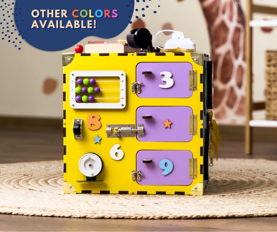Busy Cube 1 Year Old, Busy Cube for Toddler, Busy Cube for Kids ...