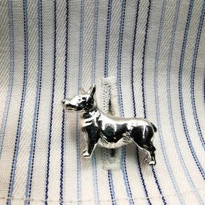 Sterling Silver Corgi Cufflinks: Personalized Dog Lover Gift - Etsy ...