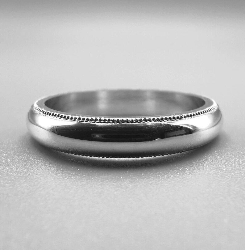 Milled Edge Polished Finish 3mm Ring Available in 2mm & in - Etsy