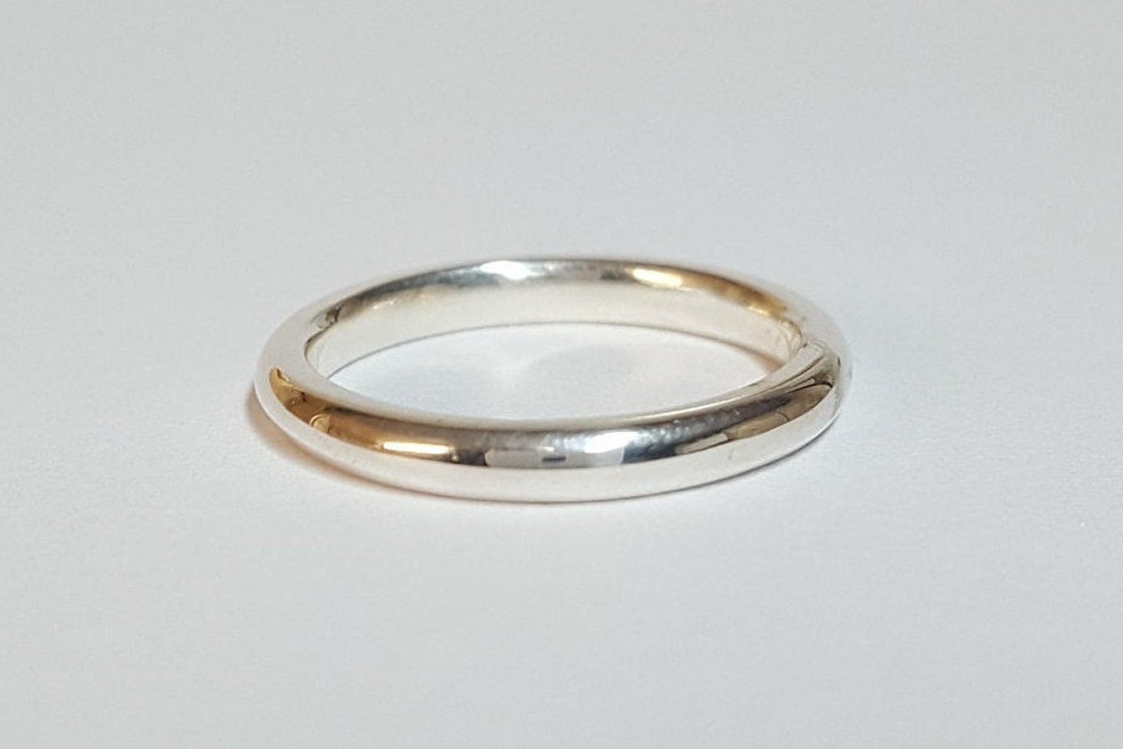 Polished Finish 2mm/3mm Court Shape Ring Available in 950 Platinum ...