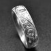 Arthur Old English Style Scroll Hand Engraved 6mm Ring - Etsy UK