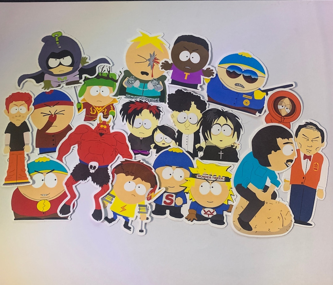 15 South Park Stickers Waterproof High Quality Glossy - Etsy